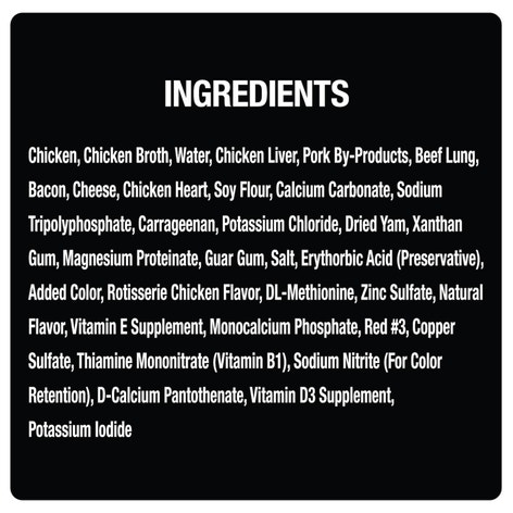 Loaf & Topper in Sauce Rotisserie Chicken with Bacon & Cheese