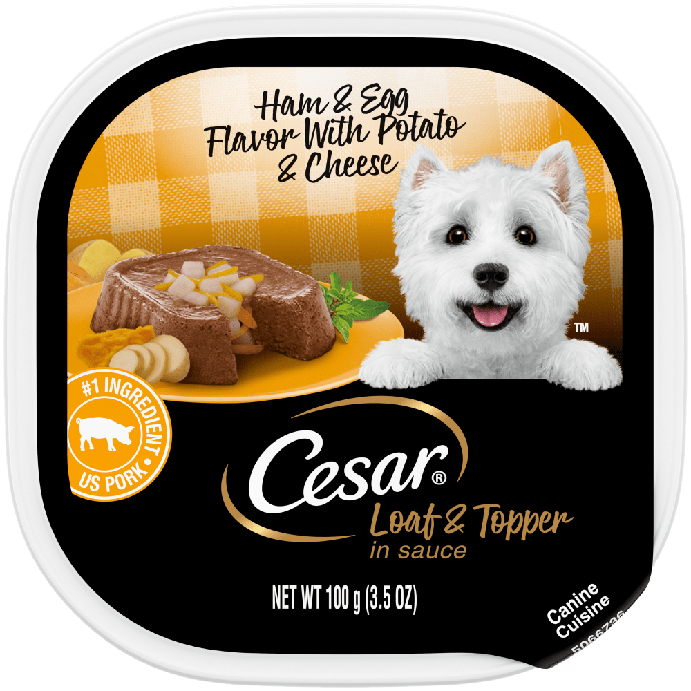 Loaf & Topper in Sauce Ham & Egg with Potato & Cheese